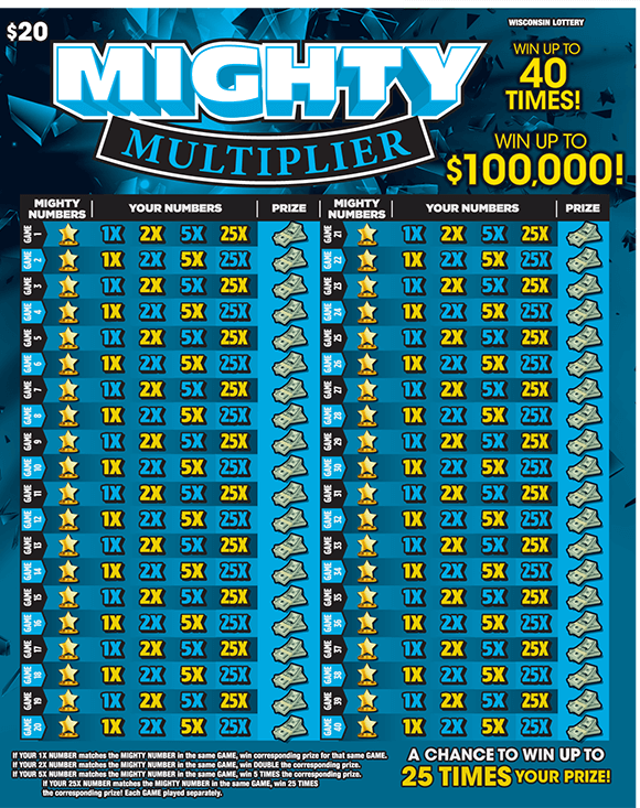 MIGHTY MULTIPLIER (2251) | Wisconsin Lottery