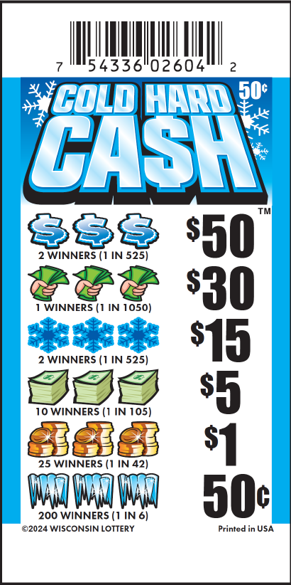 COLD HARD CASH (2604) | Wisconsin Lottery